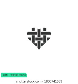 Weaving Icon Illustration Simple Design Element Stock Vector (Royalty ...