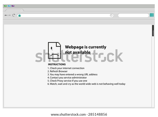 793 Website Unavailable Images, Stock Photos & Vectors | Shutterstock