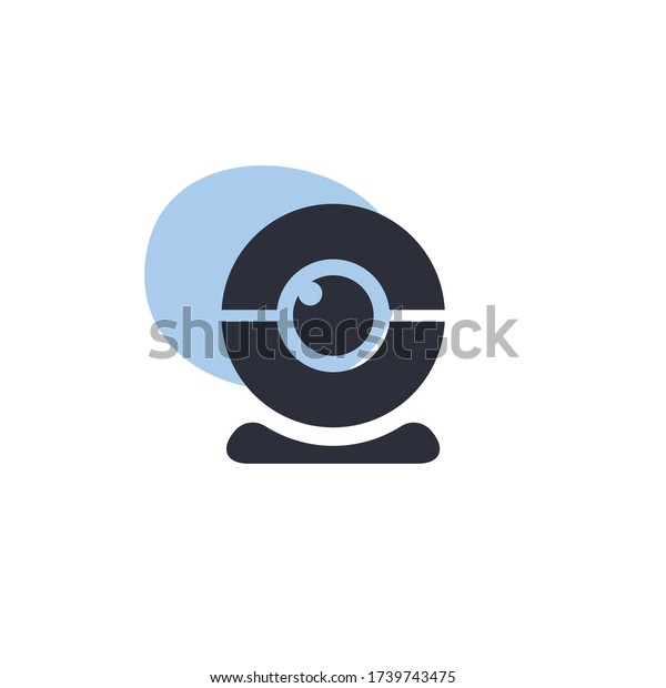 Web Cam Modern Icon Pictogram Stock Vector (Royalty Free) 1739743475