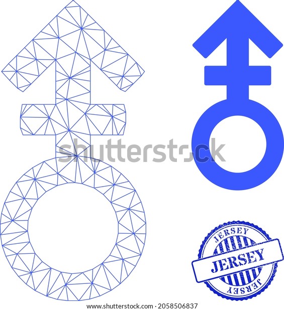 Web Carcass Third Gender Symbol Vector Stock Vector (Royalty Free ...