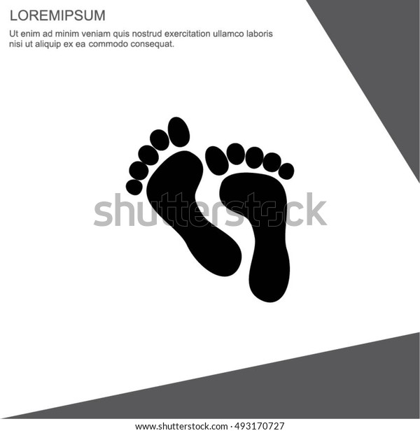 Web Icon Foot Stock Vector (Royalty Free) 493170727 | Shutterstock