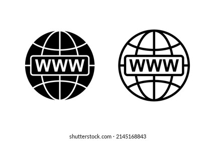 Web Icon Vector Go Web Sign Stock Vector (Royalty Free) 2145168843 ...