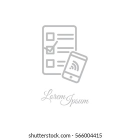 B Initial Letter Smart Phone Logo Stock Vector (Royalty Free) 1250948806