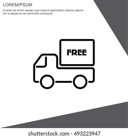 Free Delivery Symbol Stock Vector (Royalty Free) 13389964