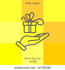 85,956 Hand offer icon Images, Stock Photos & Vectors | Shutterstock