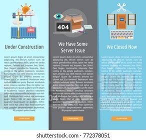Web Maintenance Banner Stock Vector (Royalty Free) 772378051 | Shutterstock