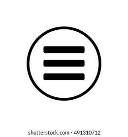 Web Menu Icon Stock Vector (Royalty Free) 491310712 | Shutterstock
