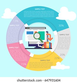 Web Research Infographic Stock Vector (Royalty Free) 647931604 ...