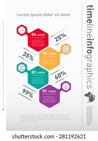Web Template Vertical Diagram Planning Business Stock Vector (Royalty ...
