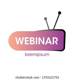 Webinar Logo Symbol Icon Template Stock Vector (Royalty Free ...