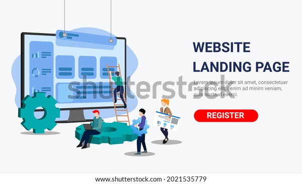 Website Banner Discussion Group Idea Information Stock Vector (Royalty ...