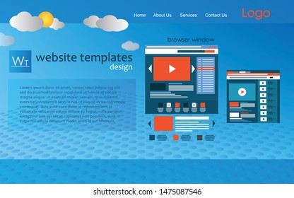 Website Content Management Cms Digital Content Stock Vector (Royalty ...