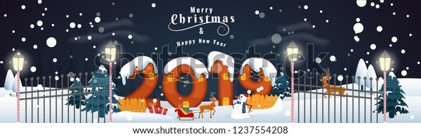 Website Header Banner Design Snow Capped Stock Vector (Royalty Free ...