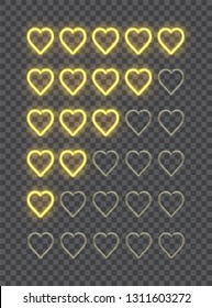 Love Heart Icon Set Collection Love Stock Vector (Royalty Free) 1543456922