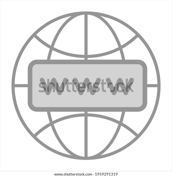 Website Icon Modern Vector Illustration Stock Vector (Royalty Free ...