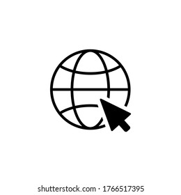 Internet Icon Go Web Sign Illustration Stock Vector (Royalty Free ...