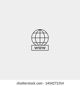 Website Internet Line Art Icon Apps Stock Vector (Royalty Free ...