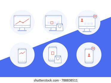 Website Lineart Icon 2 Stock Vector (Royalty Free) 788838511 | Shutterstock