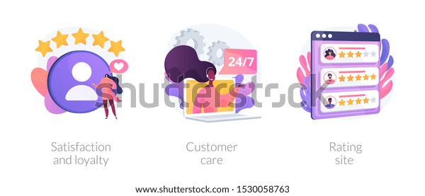 Website Ranking Icons Cartoon Set Desktop Stock Vector (Royalty Free ...