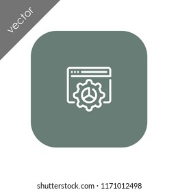 Website Settings Icon Stock Vector (Royalty Free) 1171018393 | Shutterstock