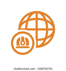 Website Settings Icon Orange Color Vector Stock Vector (Royalty Free ...