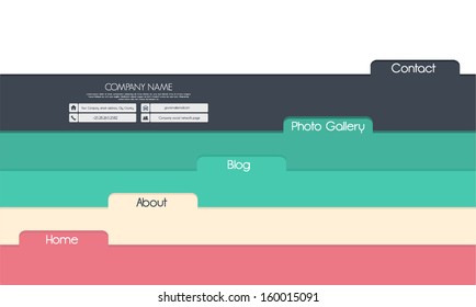 3,496 Colored file folders tabs Images, Stock Photos & Vectors ...