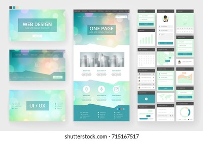 Mobile App Android Flat Interface Easyedit Stock Vector (Royalty Free ...