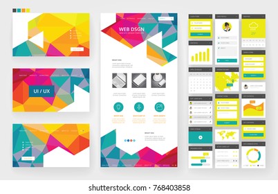 Abstract Presentation Templates Infographic Elements Template Stock ...
