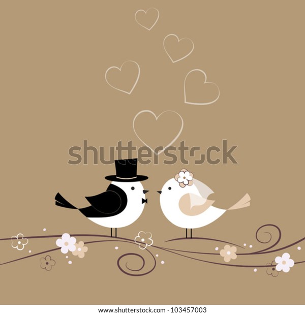 79,877 Love Birds Wedding Images, Stock Photos & Vectors | Shutterstock