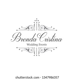 Wedding Event Logo Wedding Vector Logo Stock Vector (Royalty Free ...