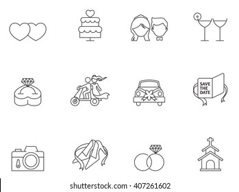 290,990 Wedding line icon Images, Stock Photos & Vectors | Shutterstock