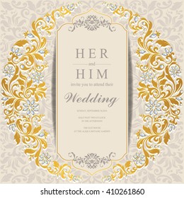 Wedding Invitation Card Abstract Background Islam Stock Vector (Royalty ...
