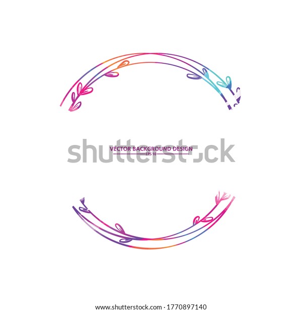 Wedding Invitation Card Template Wedding Logos Stock Vector (Royalty ...