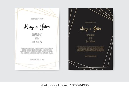 12,118 Wedding Invitation Hexagon Images, Stock Photos & Vectors ...