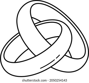 1,604 Two joined wedding ring Stock Vectors, Images & Vector Art ...