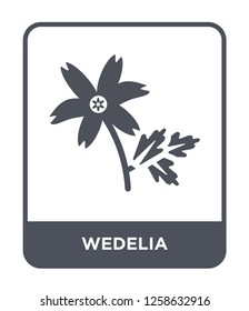 Wedelia Icon Vector On White Background Stock Vector (Royalty Free ...