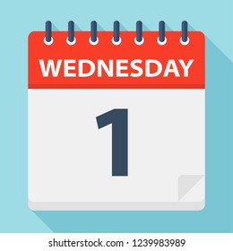Calendar Icon Calendar Date October 1 Stock Illustration 1525073291
