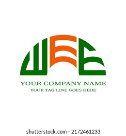 Wee Letter Logo Creative Design Vector Stock Vector (Royalty Free ...