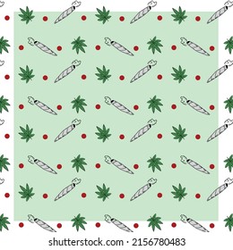 Weed Weed Cannabis Vector Stock Vector (Royalty Free) 2156780483 ...