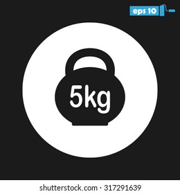 Weight Five Kilogram Stock Vector (Royalty Free) 317291639 | Shutterstock
