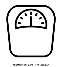 Weight Scale Symbol Icon Vector Stock Vector (Royalty Free) 1761183854 ...