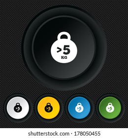 Weight Sign Icon 35 Kilogram Kg Stock Illustration 181205750 | Shutterstock