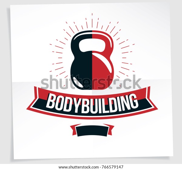 Weightlifting Championship Vector Promotion Flyer Composed Stock Vector ...