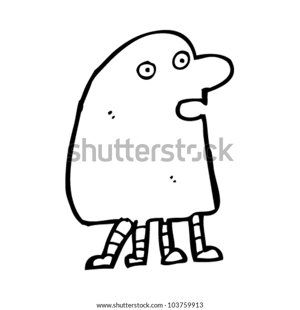 Weird Monster Cartoon Stock Vector (Royalty Free) 103759913 | Shutterstock