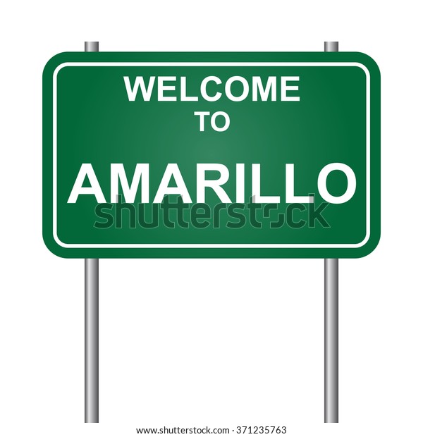 Welcome Amarillo Green Signal Vector Stock Vector (Royalty Free ...