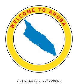 Welcome Aruba Vector Logo Stock Vector (Royalty Free) 449930395 ...