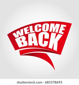 Welcome Back Labels Banners: เวกเตอร์สต็อก (ปลอดค่าลิขสิทธิ์) 685378693 ...