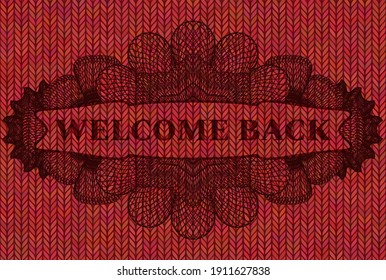 Welcome Back Text Inside Linear Red: เวกเตอร์สต็อก (ปลอดค่าลิขสิทธิ์ ...