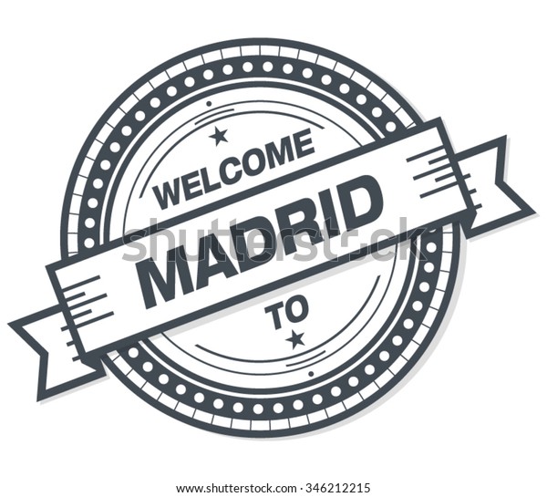 Welcome Badge Stamp Stock Vector (Royalty Free) 346212215 | Shutterstock