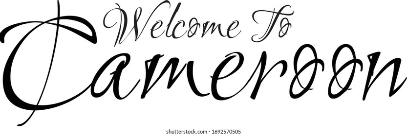 192 Welcome cameroon Images, Stock Photos & Vectors | Shutterstock